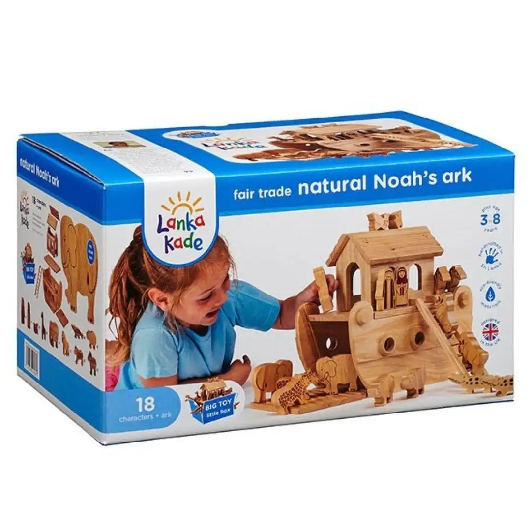 Lanka Kade Junior Noah's Ark with Natural Characters – ScandiBugs