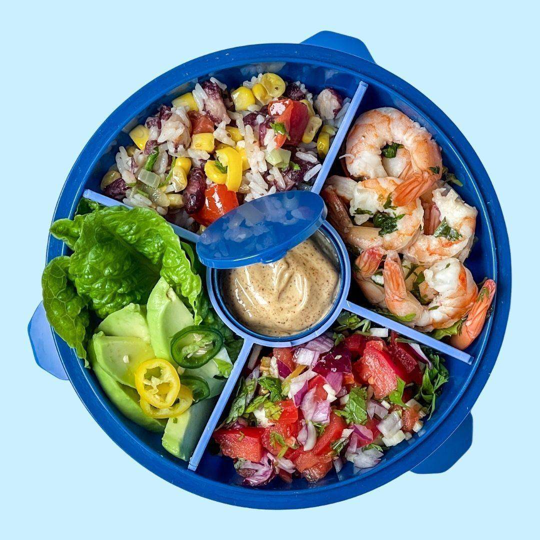 Yumbox Poke Bowl with 4 Compartment Divider - Various Colours – ScandiBugs